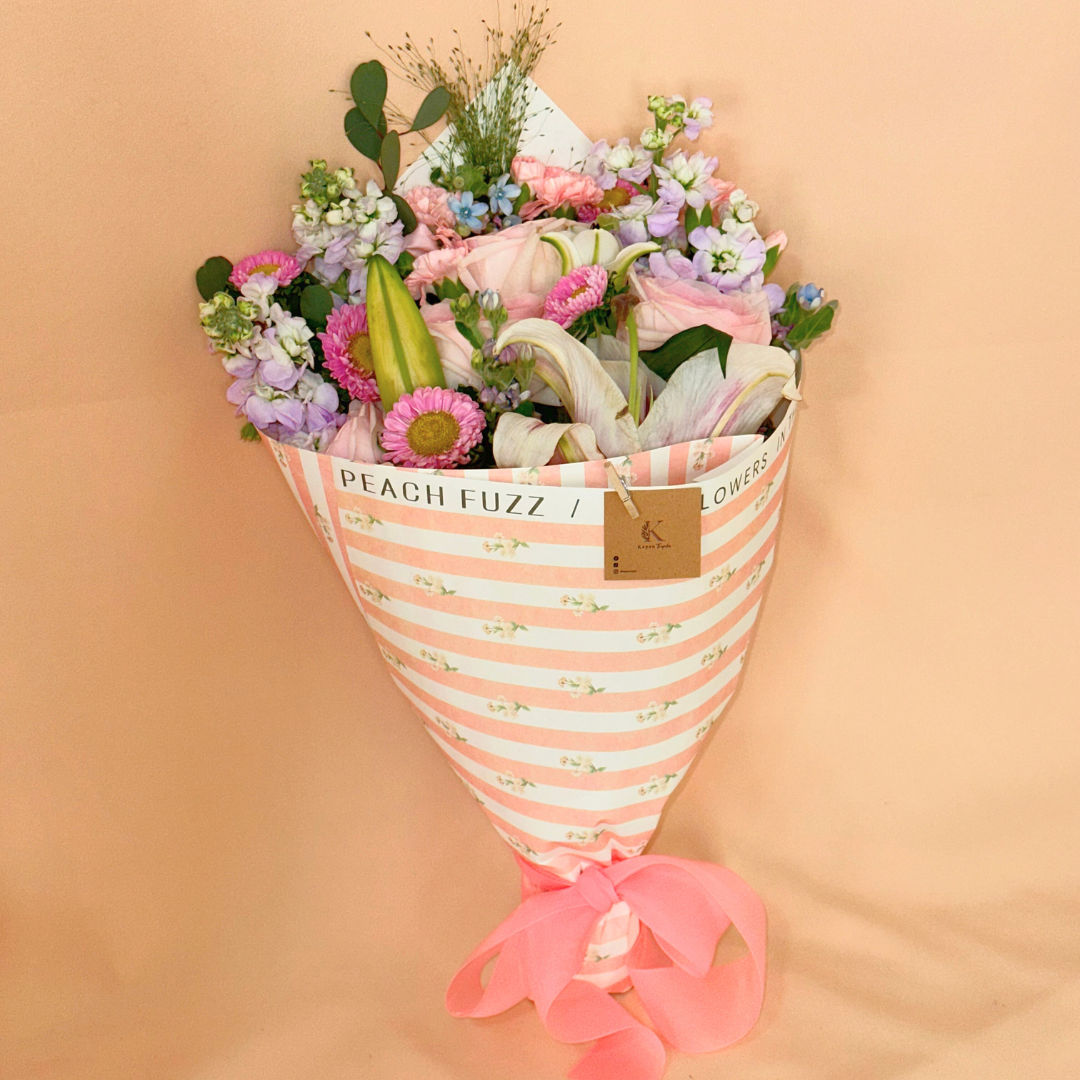 Sara Pink (Lily & Rose) Bouquet – kayantropika